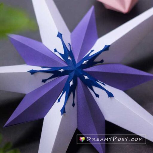 Paper star 5×2 point – DreamyPosy templates
